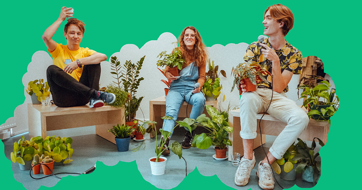 Jong Volk | BLOEMPOTCAST #1 SARAH, NOA & JAN-WILLEM